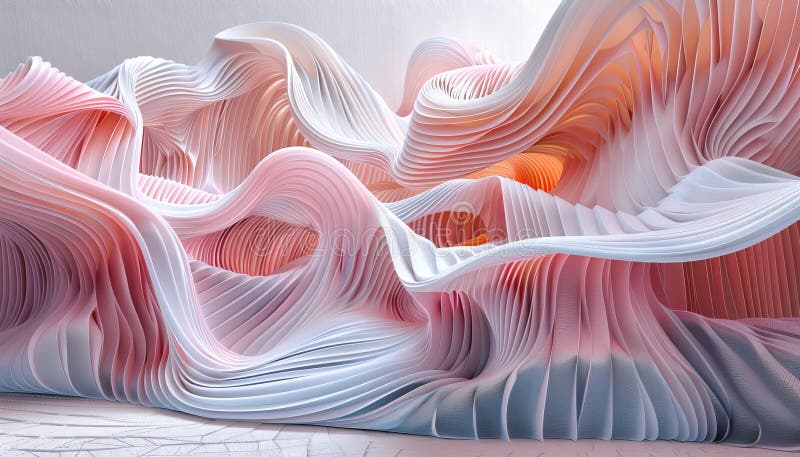 Subtle Glowing Spring Background with Pale Rose Gold Gradients, Exuding ...