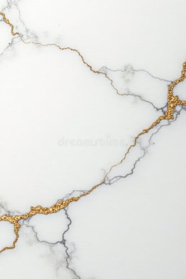 Subtle Gold Flecks in Pristine White Marble Wallpaper, Background ...