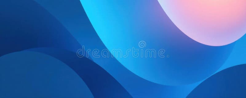 Subtle Gradient Blue Geometric Forms, Soft Edges , Wave, Design, Sea ...