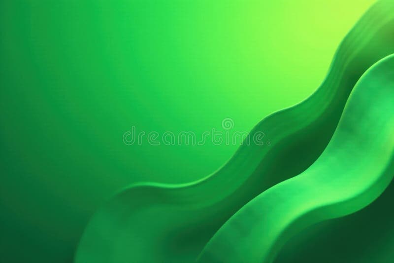 Subtle Gradient of Green Hues, Flowing Organic Shapes , Bright, Modern ...