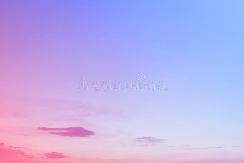 Subtle Gradients of Color on the Background of the Sky and Clouds ...