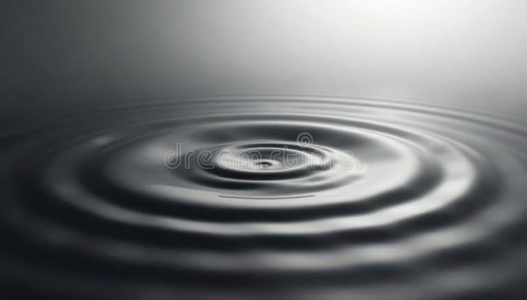 Subtle Grayscale Gradient, Overlapping Circles Forming Ripple Effect ...