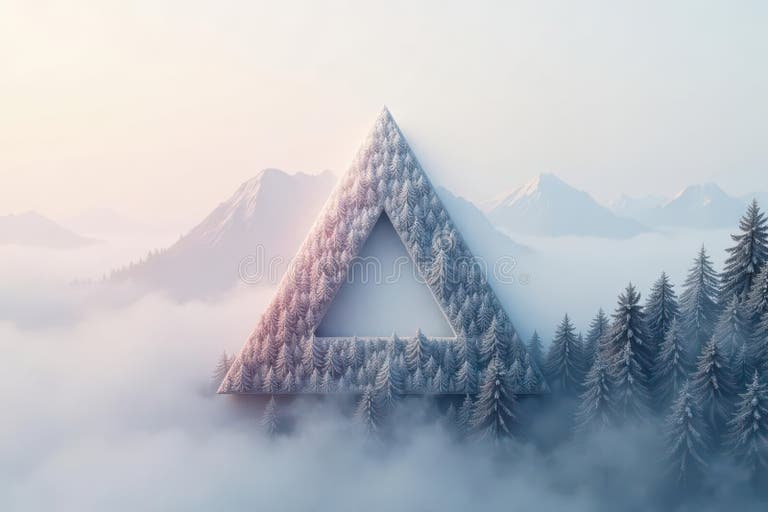 Subtle Grayscale Triangle Motif, Minimalist Style, Pattern, Elegant ...