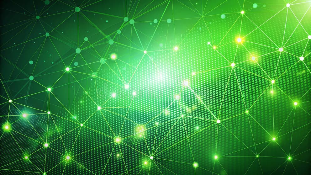 Subtle Green Dotted Line Abstract Background a Minimalist Design ...