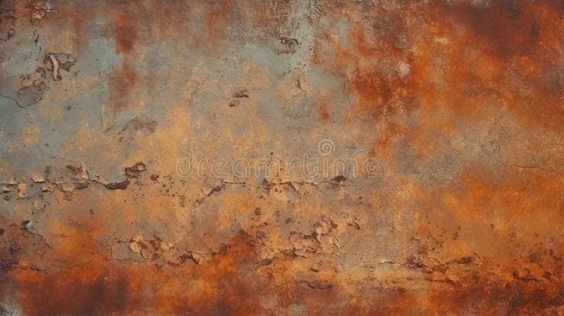 Subtle Grunge Rust Texture Background. Generative AI Stock Illustration ...
