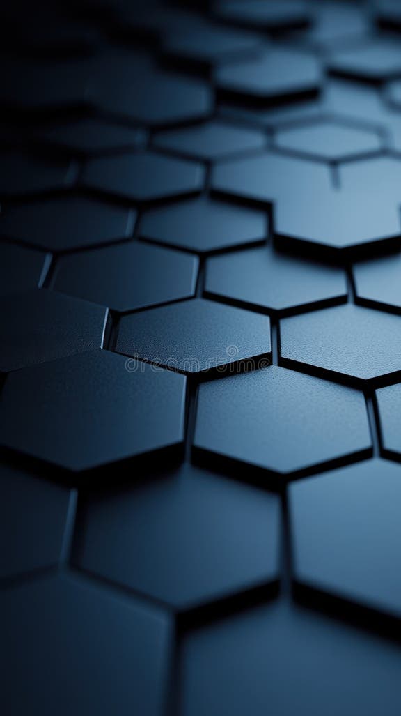 Subtle Hexagonal Grid Pattern in Clean Monochromatic Design Stock ...