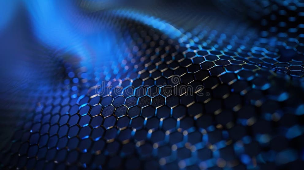 A Subtle Hexagonal Pattern on a Pliable Screen Providing a Sy yet Flexible Display Surface Stock ...