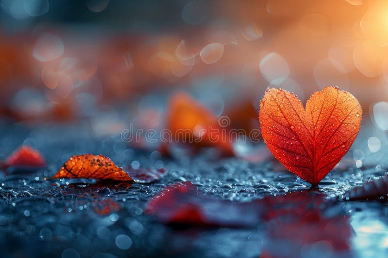 Subtle Medium Pink Heart Icon on Right in Minimalist Low Key Abstract ...