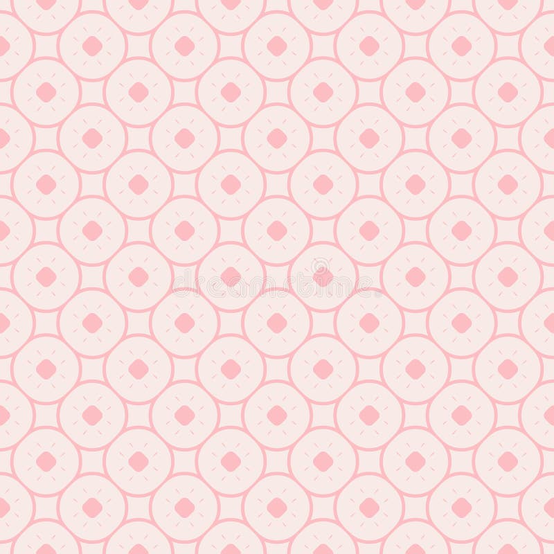 Subtle Minimal Floral Pattern in Pink Colors. Geometric Texture with ...
