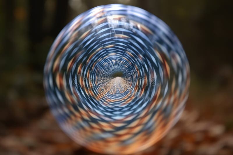 Subtle Optical Illusion, with a Blurred and Transparent Overlay ...