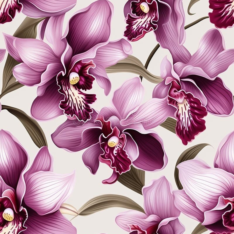 Subtle Orchid Pattern Minimalist Design Stock Photos - Free & Royalty ...