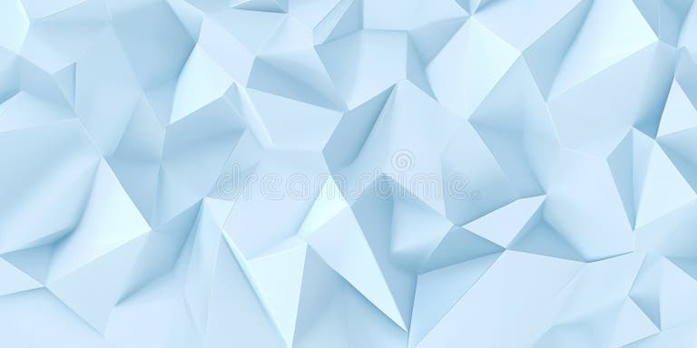 Subtle Pale Blue Background with a 3D Triangular Block Structure. the Wall S Triangular Tile ...