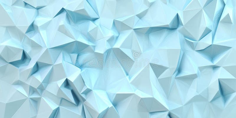 Subtle Pale Blue Background 3d Triangular Block Structure Wall's Tile ...