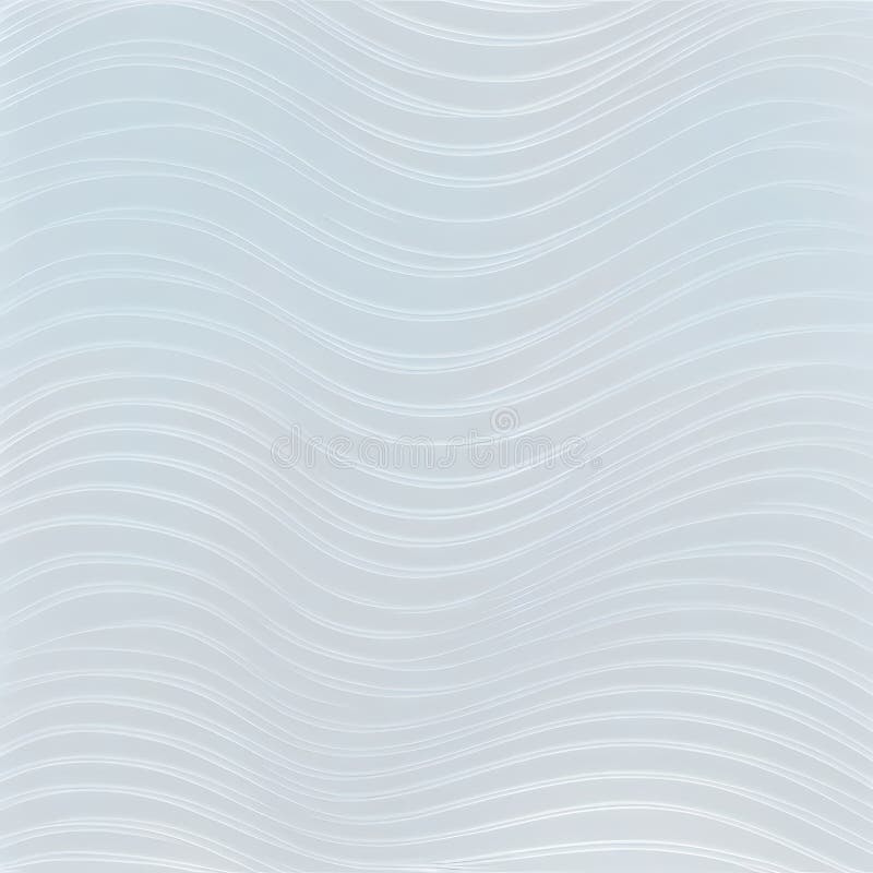 Subtle Pale Blue Wavy Lines on Clear Background for Elegant Designs ...