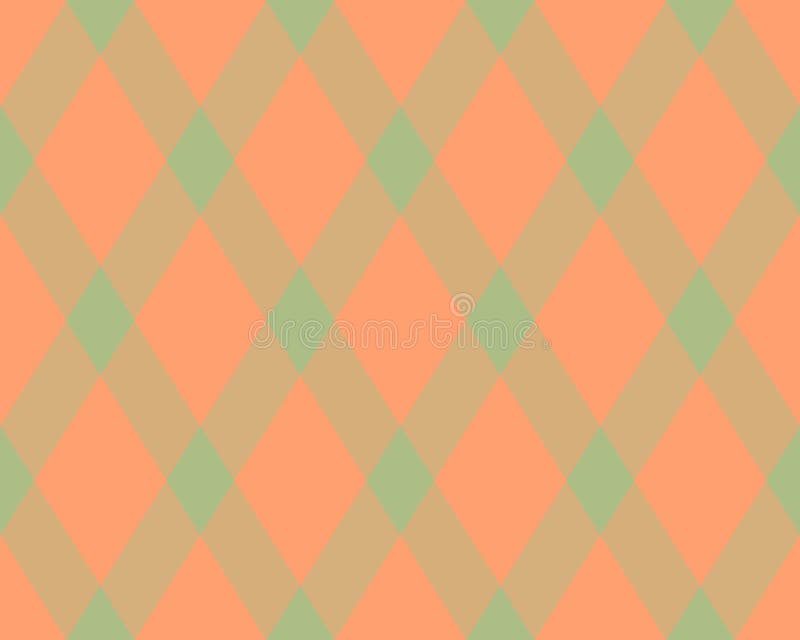 Subtle Pastel Diamond Pattern. Elegant, Modern Design in Peach and Sage ...