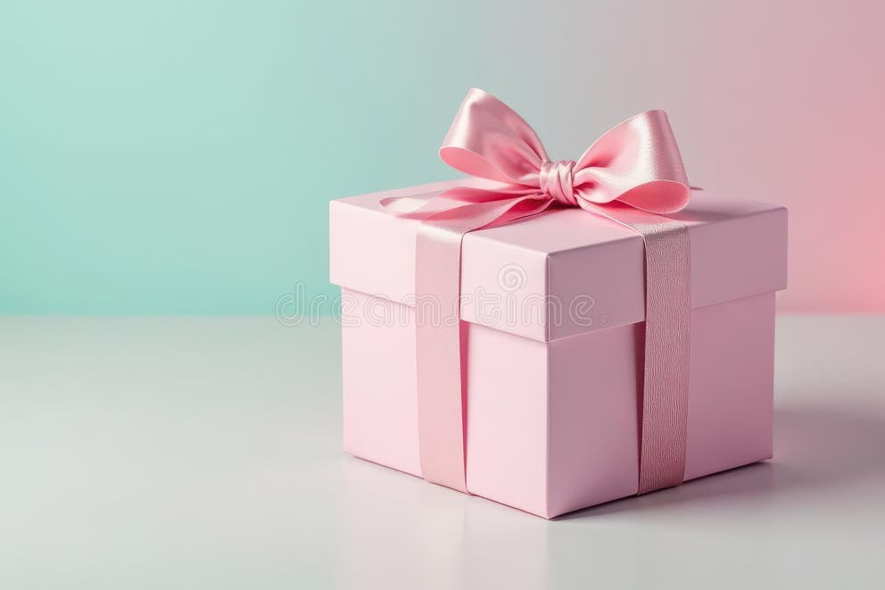 Subtle Pastel Gift Box Pattern, Minimalist Style, Gift Box, Relaxing ...