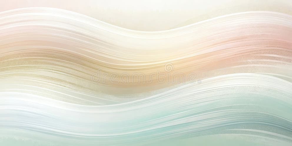 Subtle Pastel Wave Pattern Abstract Background Design Featuring ...