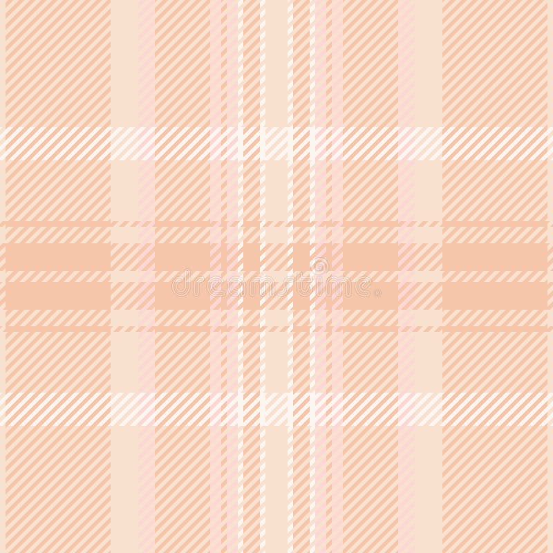 Subtle Peach and Cream Plaid Pattern. Perfect for Textile Design ...