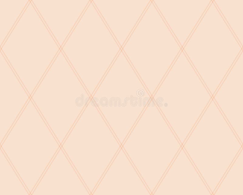 Subtle Peach Diamond Pattern, Minimalist Geometric Design. Elegant ...