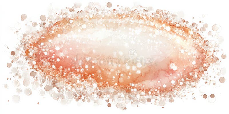 Subtle Pearl White and Coral Watercolor Splash Texture with Shimmering ...