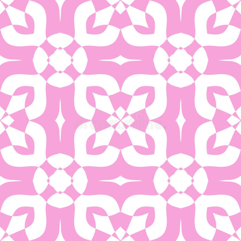 Subtle Pink and White Allover Pattern Stock Illustration - Illustration ...