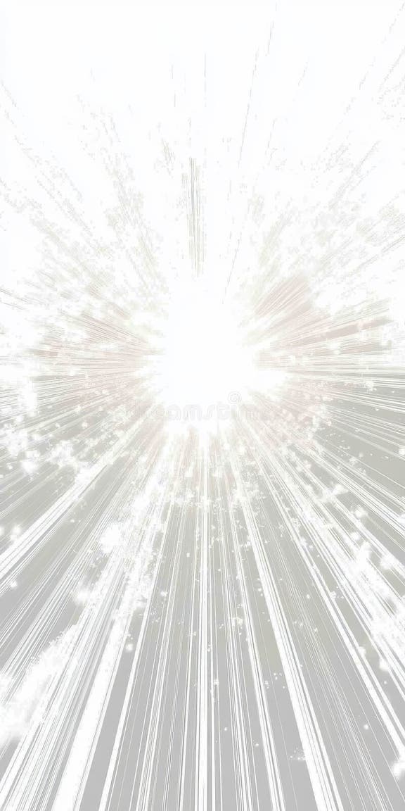 Subtle Radiating Light Rays on White Background Stock Illustration ...