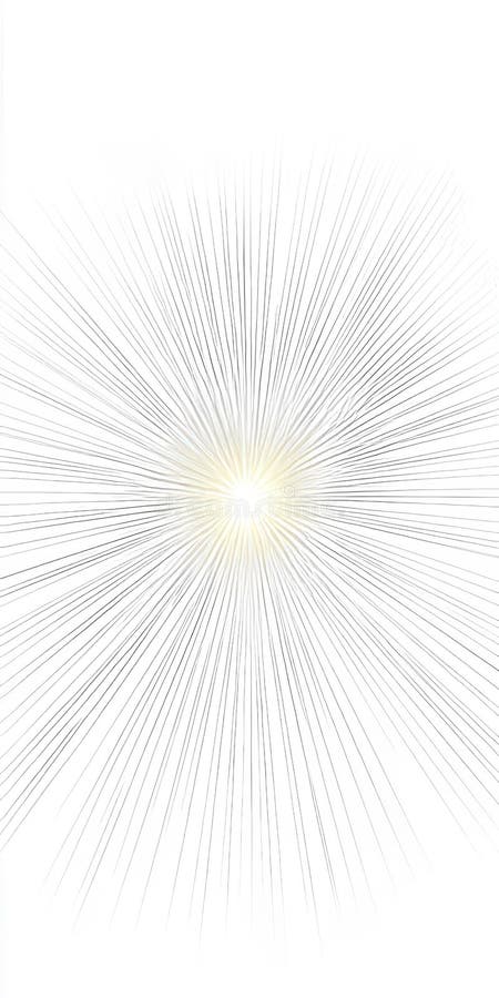 Abstract Light Rays Radiating on White Background Stock Illustration ...