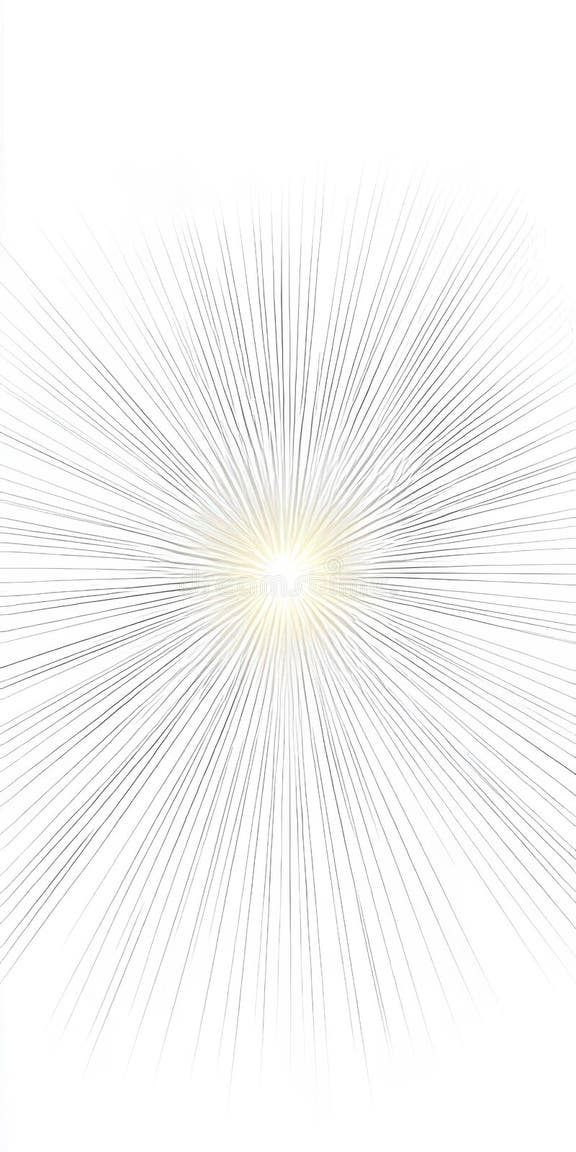 Abstract Light Rays Radiating on White Background Stock Illustration ...