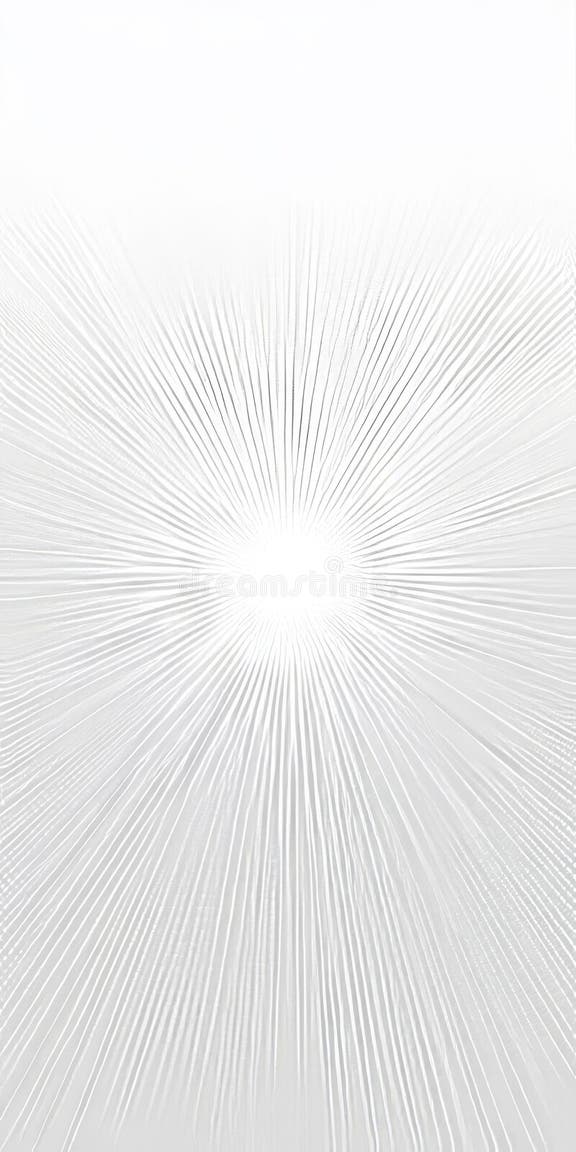 Subtle Radiating Light Rays on White Background Stock Illustration ...