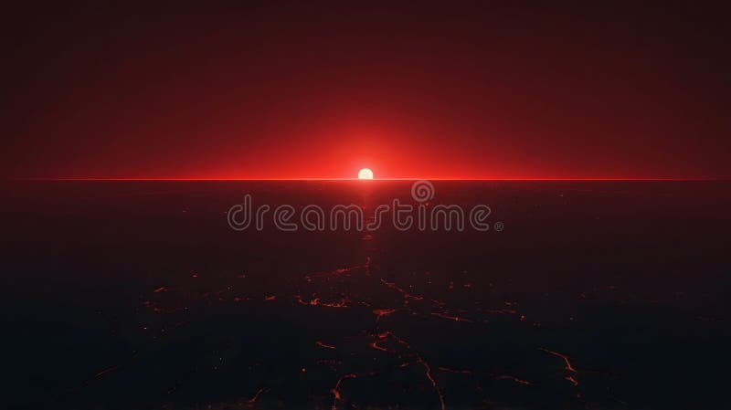 Subtle Red Glow with a Soft Center and Dark Edges for a Contemporary ...