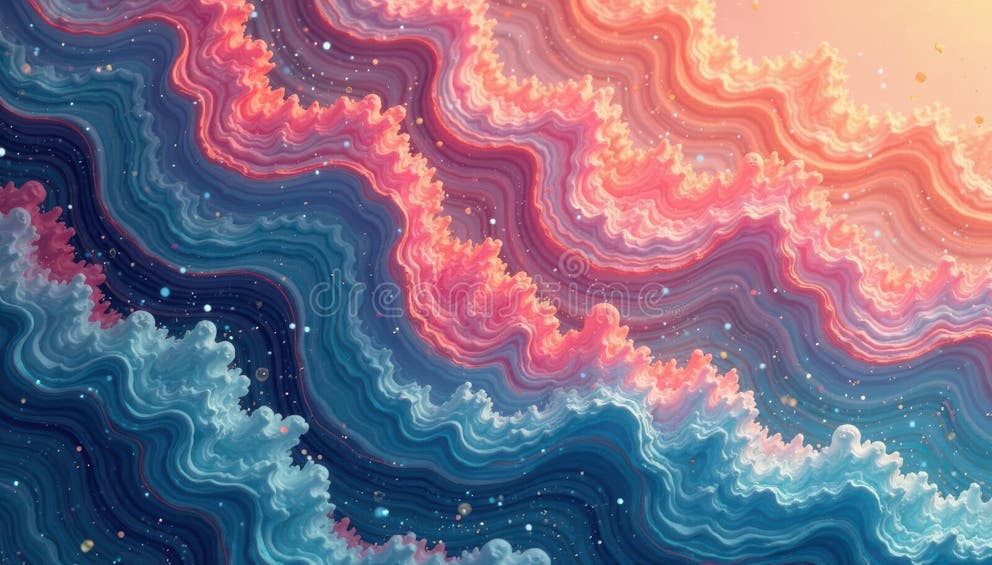 Subtle Repeating Pattern with Soft Lines and Shapes , Grey, Graphics ...