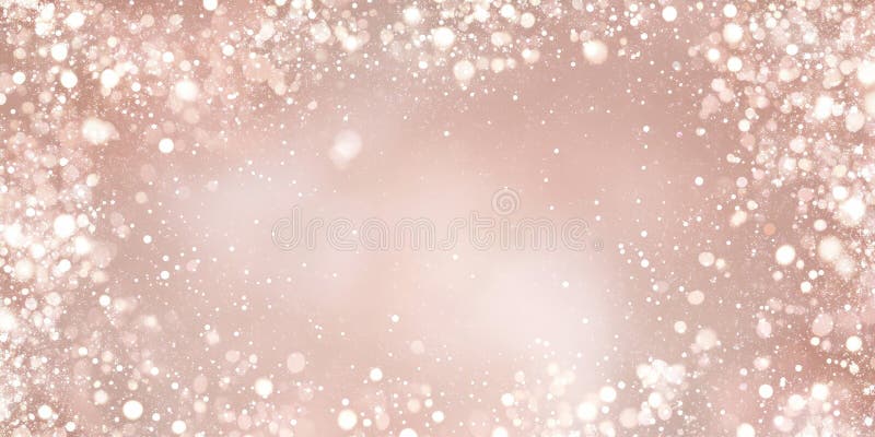 A Subtle Rose Gold Glitter Background, with Shimmering Particles that ...
