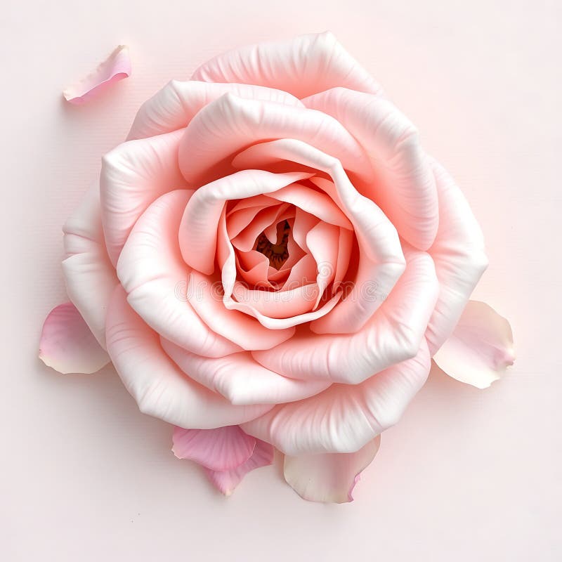 A Subtle Rose Texture with Delicate Pastel Petals on a Textured ...