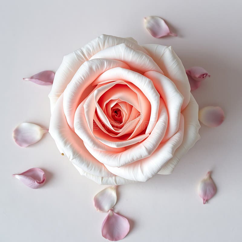 A Subtle Rose Texture with Delicate Pastel Petals on a Textured ...