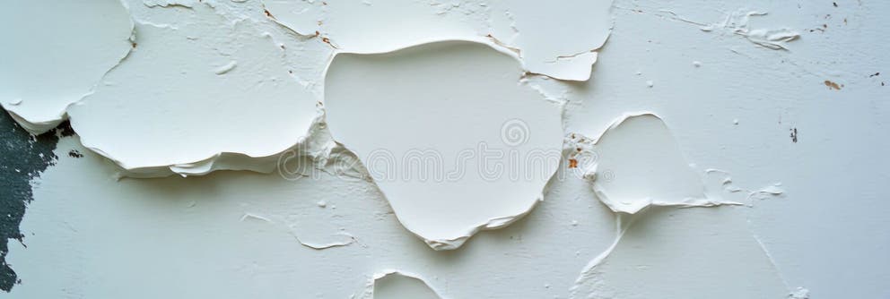 Subtle Scuff Marks on Matte White Wall Texture for Interior Design and ...