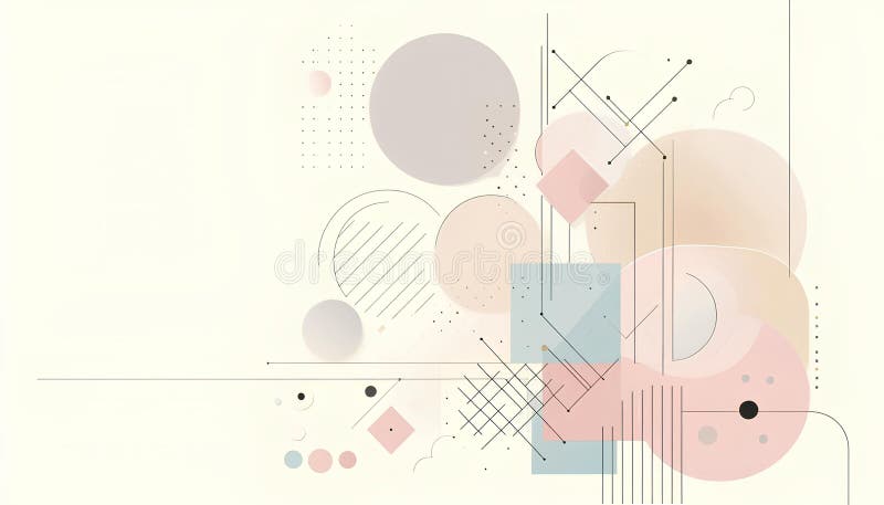 "Subtle Serenity" Background Minimalism Desktop Stock Illustration ...