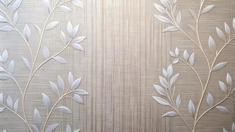 Subtle Shimmer: a Delicate Cotton Silk Wallpaper Texture with a Silver ...