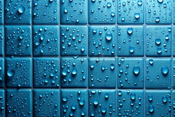 Subtle Shower Tile Pattern with Water Droplets a Repeatable Design for ...