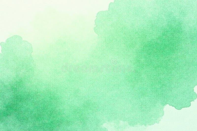 Subtle, Soft Green Watercolor Wash, Delicate Texture, Blurred ...