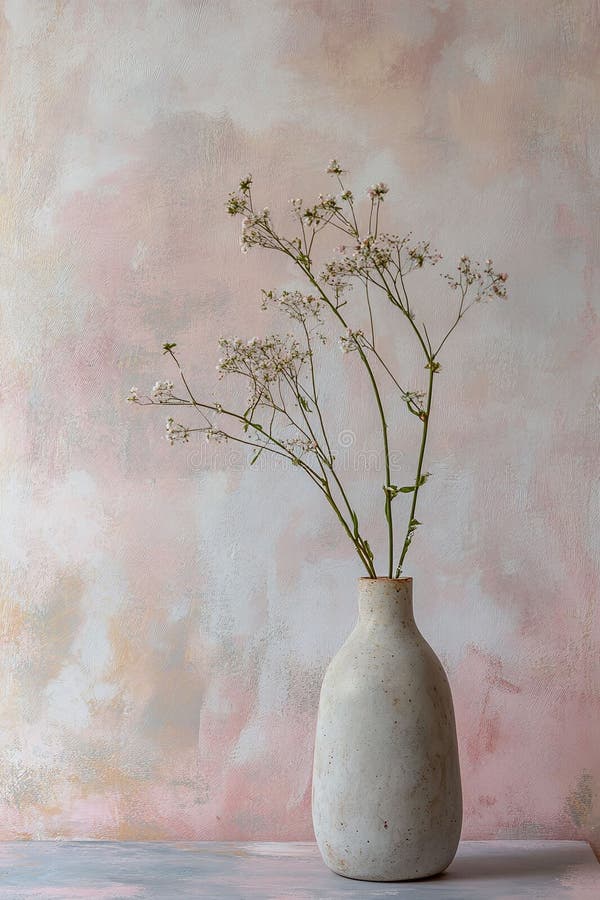 A Subtle Sparkle Effect with Faint Glimmers on a Pastel Backdrop. Stock ...