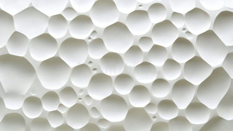Subtle, Symmetrical, Uniform, Hexagonal Dimple Pattern on a White ...