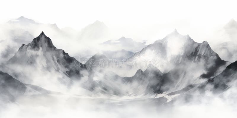 Subtle Textured Mountain Background with Modern Art Influence AI ...