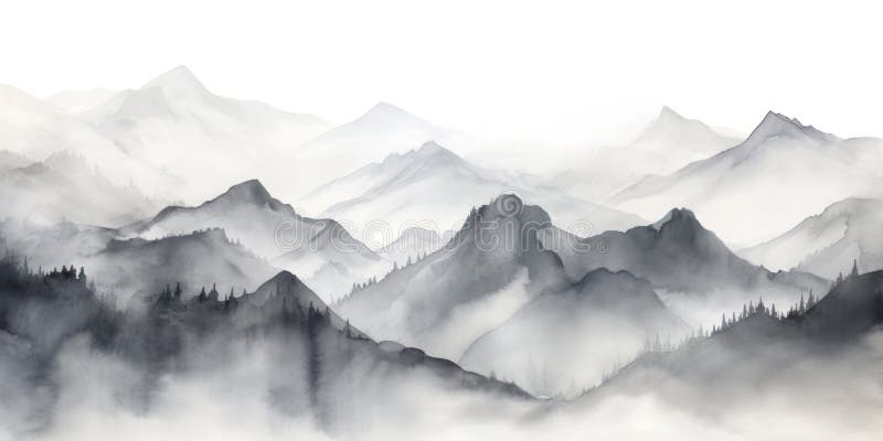 Subtle Textured Mountain Background with Modern Art Influence AI ...