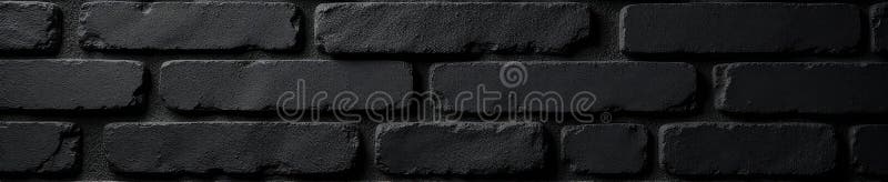 Subtle Variations in Black Brick Hue Visible Mortar Lines, Slightly ...