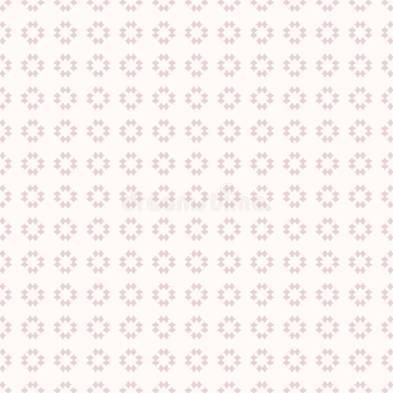 Subtle Vector Floral Geometric Texture. Abstract Light Pink Seamless ...