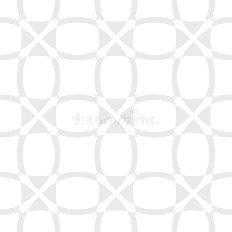 Subtle Vector Geometric Seamless Pattern Grid Net Mesh Lattice Cross Lines Stock Vector