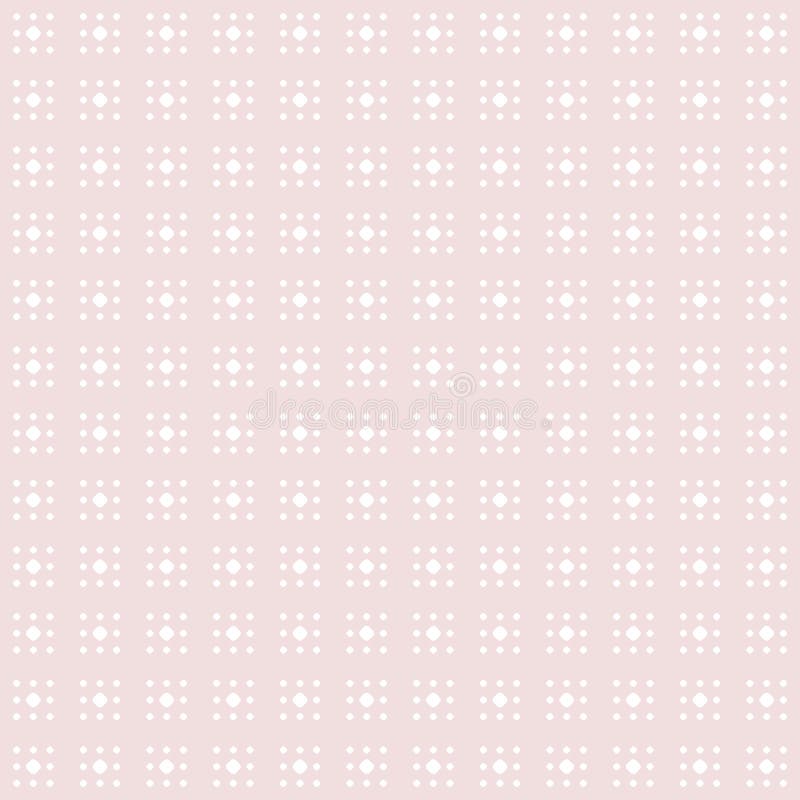 Subtle Vector Small Polka Dot Seamless Pattern in Pale Pink and White ...