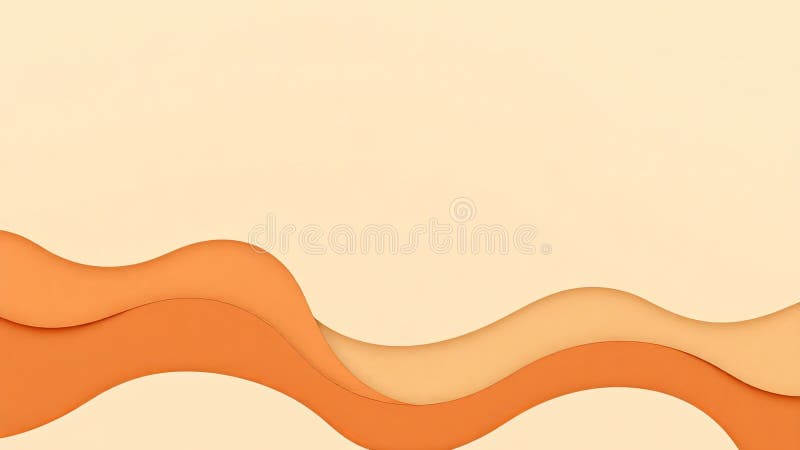 Soft Minimalist Paper Cut Background Stock Illustration - Illustration ...