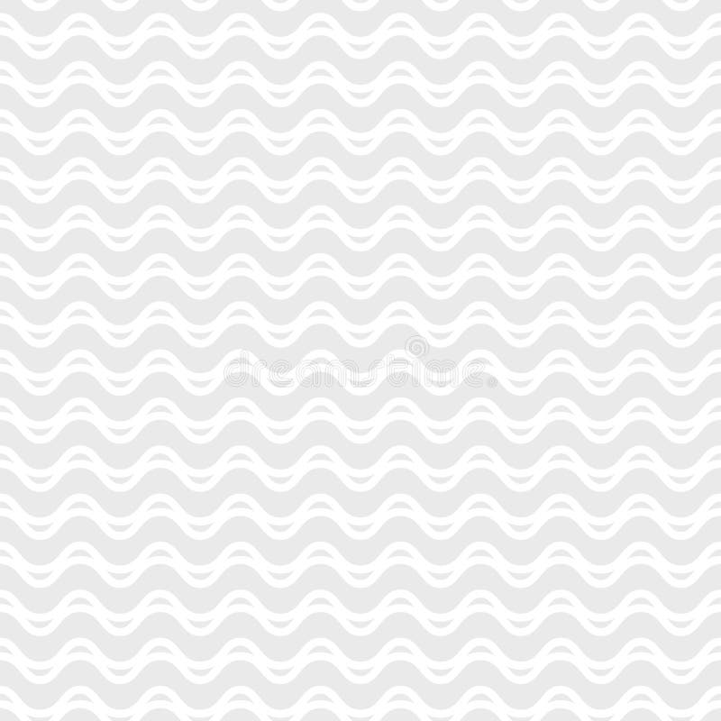 Subtle White and Light Gray Seamless Pattern with Wavy Lines ...