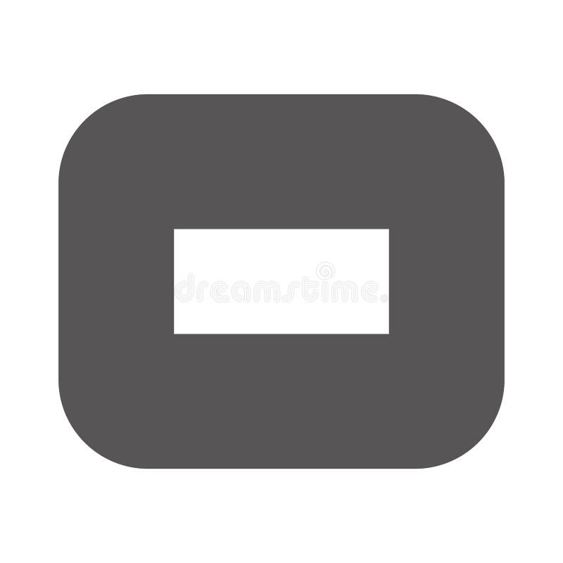 Subtraction Financial Math Icon Stock Illustration - Illustration of ...